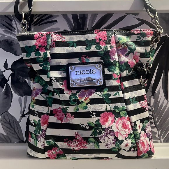 Nicole by Nicole Miller | Bags | Nicole By Nicole Miller Floral ...